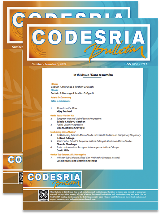 CODESRIA – Council for the Development of Social Science Research in Africa
