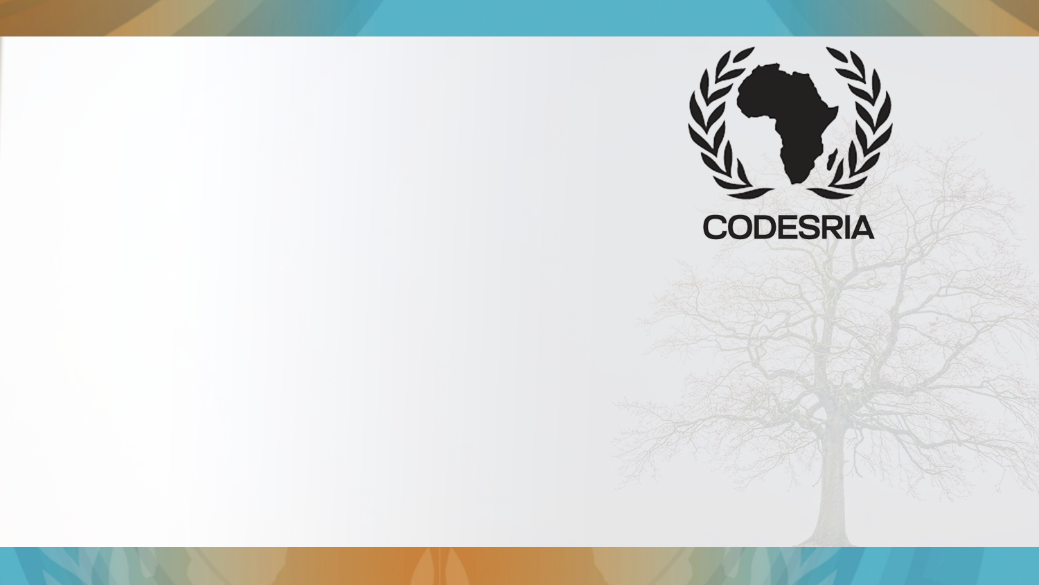 CODESRIA – Council for the Development of Social Science Research in Africa